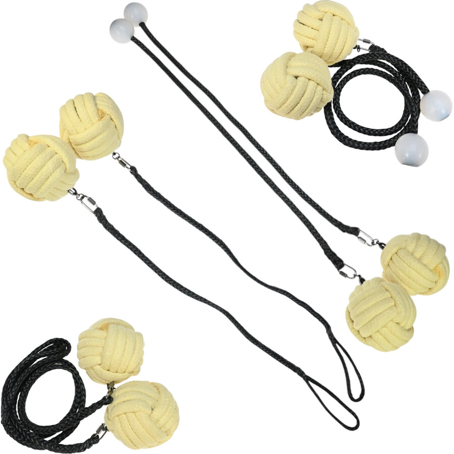 Bolas feu artisanales – Modèle Monkey Fist - NetJuggler