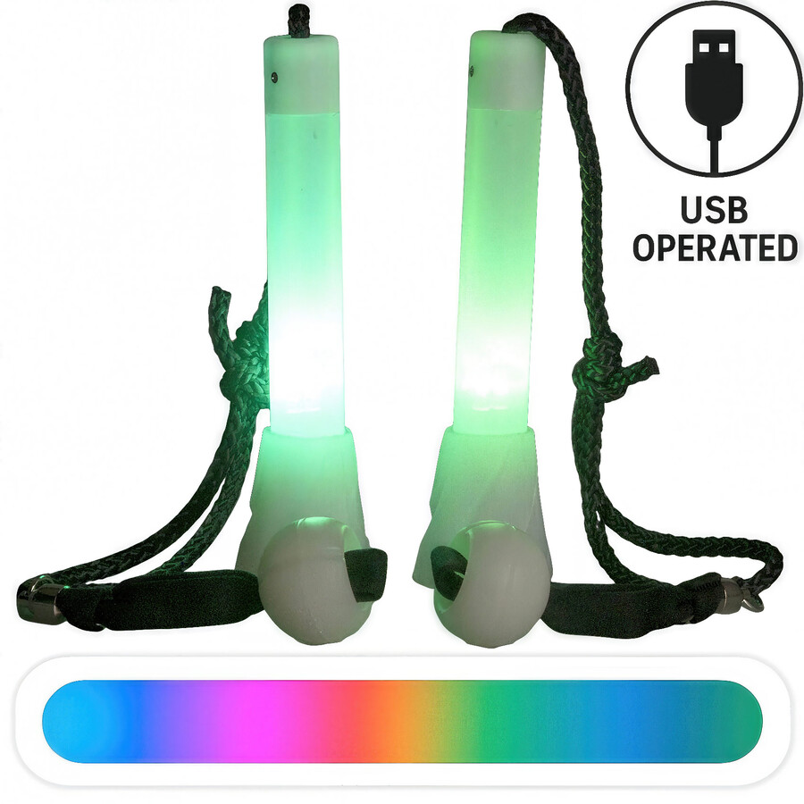 Bolas LED Echo Comet – Firetoys | 11 Modes Lumineux et Recharge USB ...