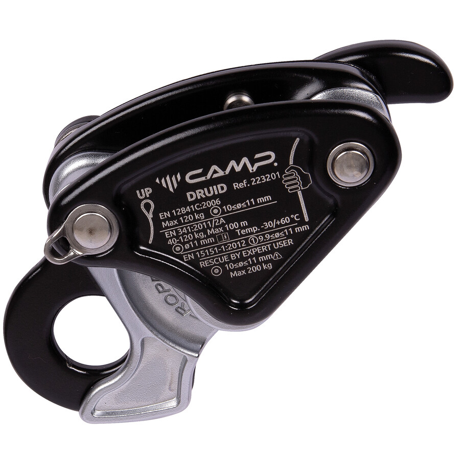 Le DRUID BLACK est un descendeur autobloquant léger et compact avec ...