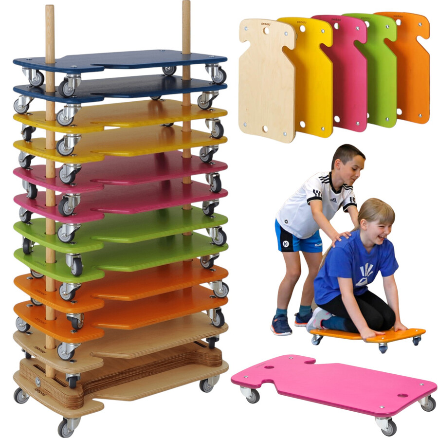 Set de 12 planches roulantes Pedalo® – Sport et motricité - NetJuggler