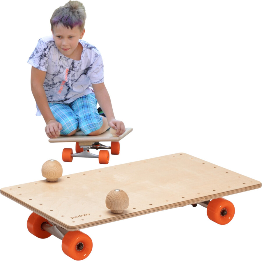 Pedalo® Roller Board 600 Tabla con ruedas de madera para ejercicios de ...