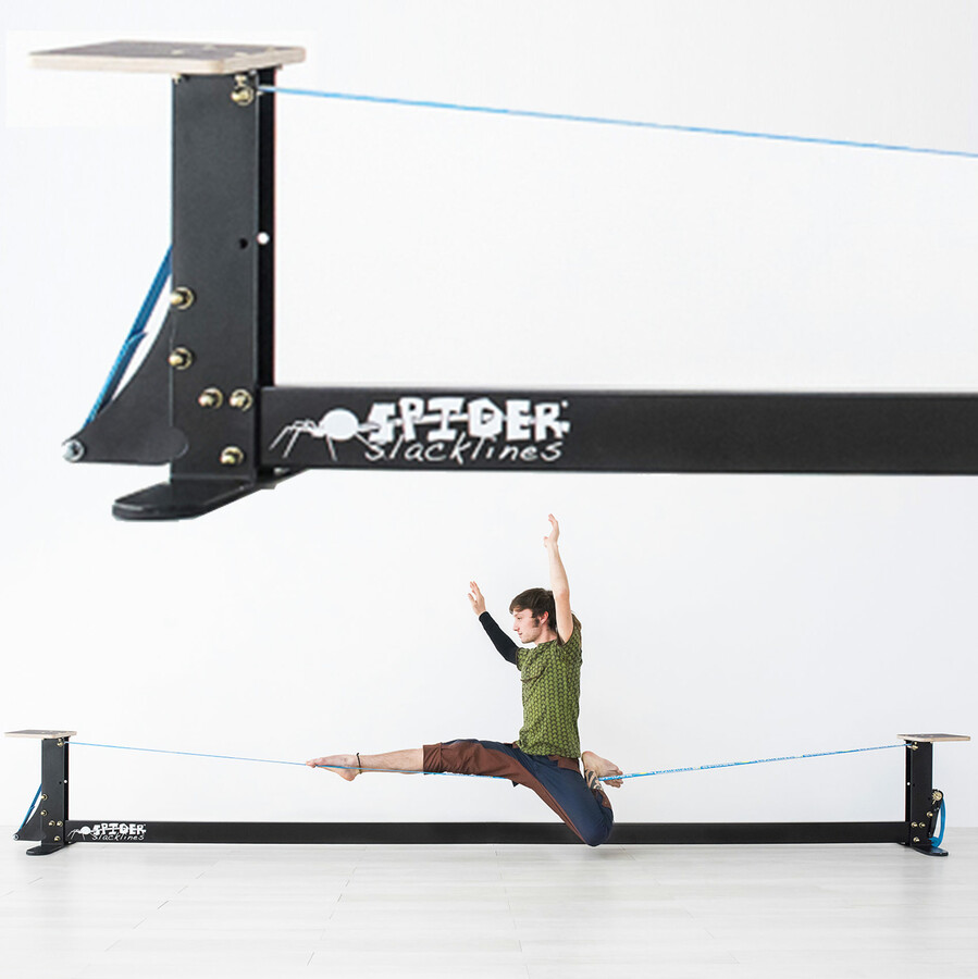 Structure Slackline autonome réglable en hauteur et démontable - NetJuggler